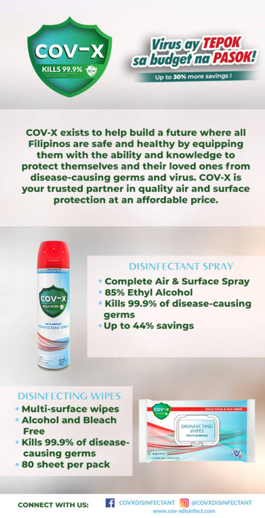 COV-X Disinfectants - Dragon Edge Group